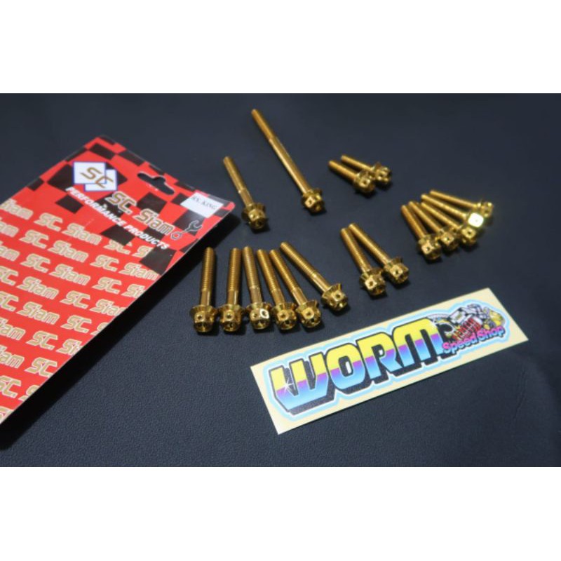 Jual Baut Probolt Set Bak Mesin RX King Kiri Kanan Original Thailand | Shopee Indonesia