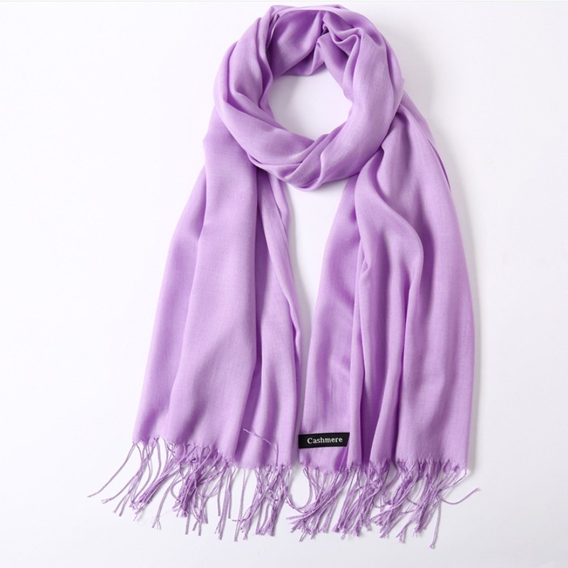 Jual Syal "Florine" (1) Warna Polos, Syal TIPIS bisa untuk pashmina dan ...