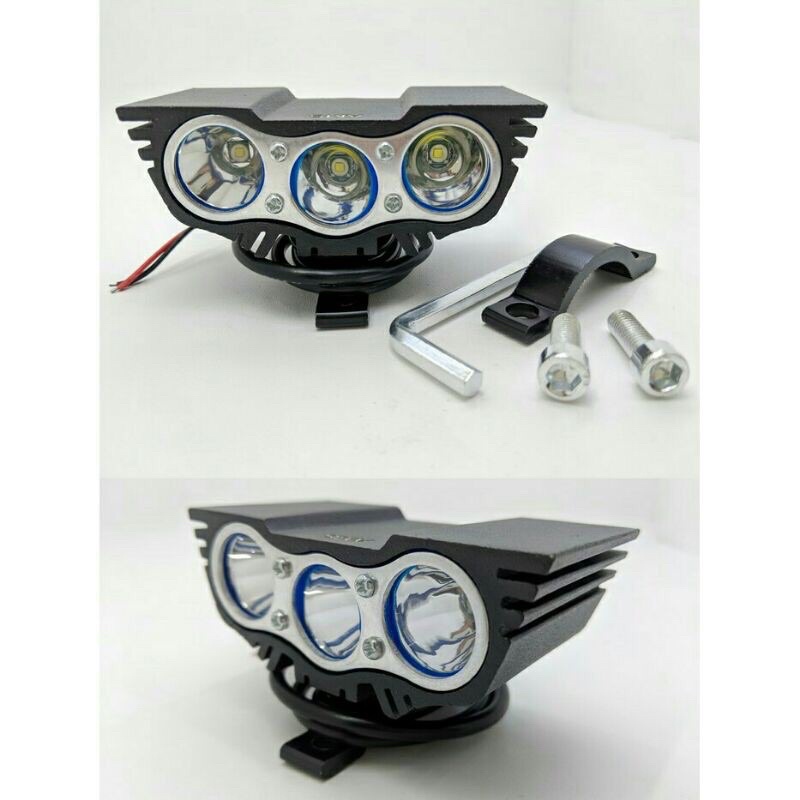 Jual LAMPU TEMBAK BATMAN 3 MATA/LAMPU SOROT 3 MATA | Shopee Indonesia