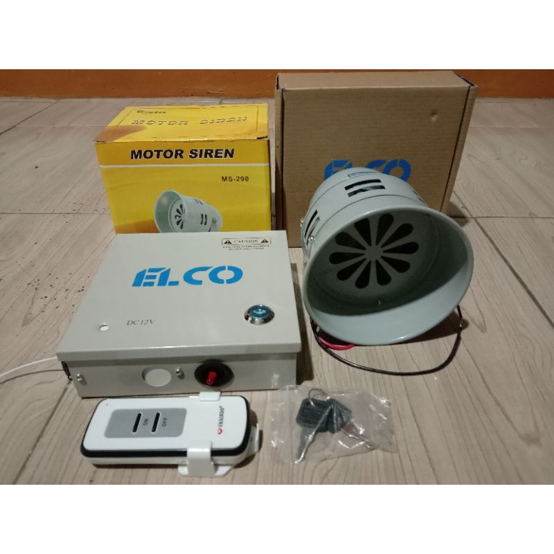 Jual Panel Control Scurity Sistem Elco 01 Anti Maling (tanpa sensor ...