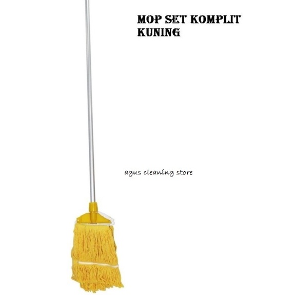 Jual Mop Set Pel Lantai Komplit Kuning | Shopee Indonesia