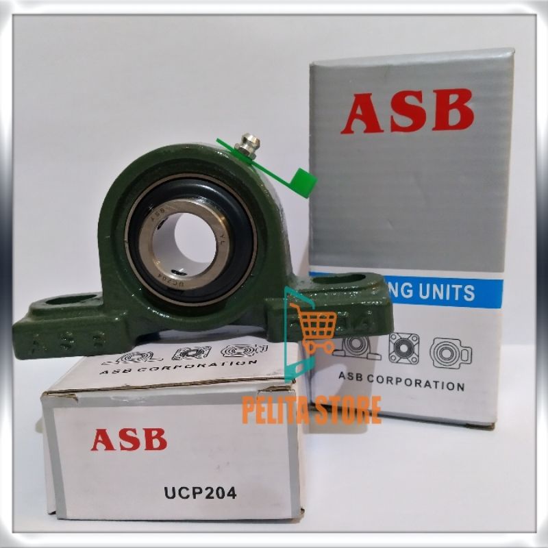 Jual PILLOW BLOCK BEARING UCP 204 ASB (AS : 20 M/M) | Shopee Indonesia