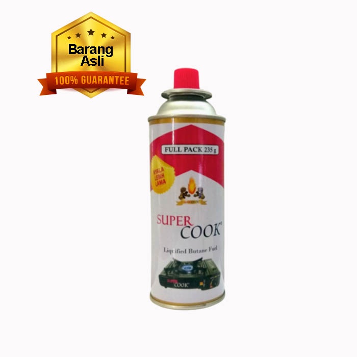Jual Gas Portabel / Gas Kaleng Supercook 235 gram | Shopee Indonesia