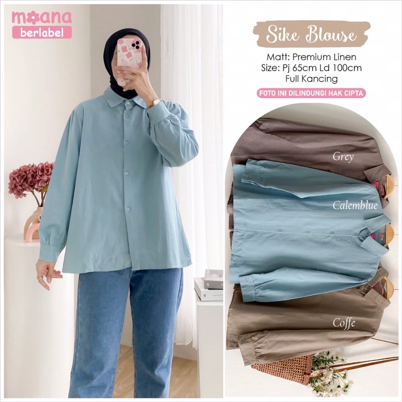 Jual Sike Blouse by Moana | Shopee Indonesia