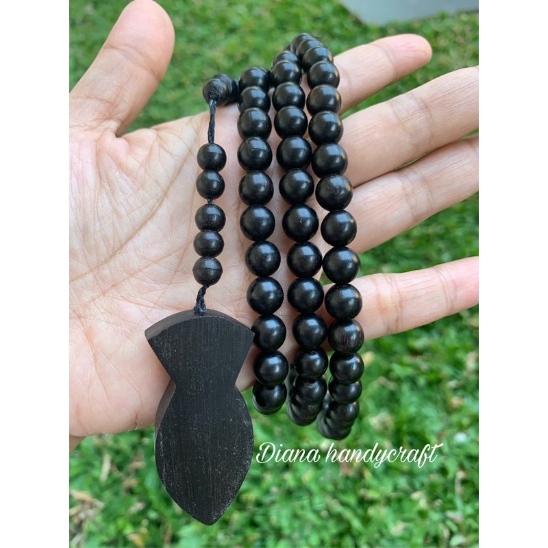 Jual Tasbih Kayu Gali Kelor Hitam Kalimantan 6 dan 8 mm PREMIUM QUALITY ...