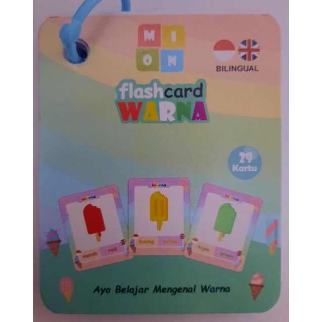 Jual Flashcard/Flash Card/Kartu Huruf untuk Anak dengan Ring Gantungan ...