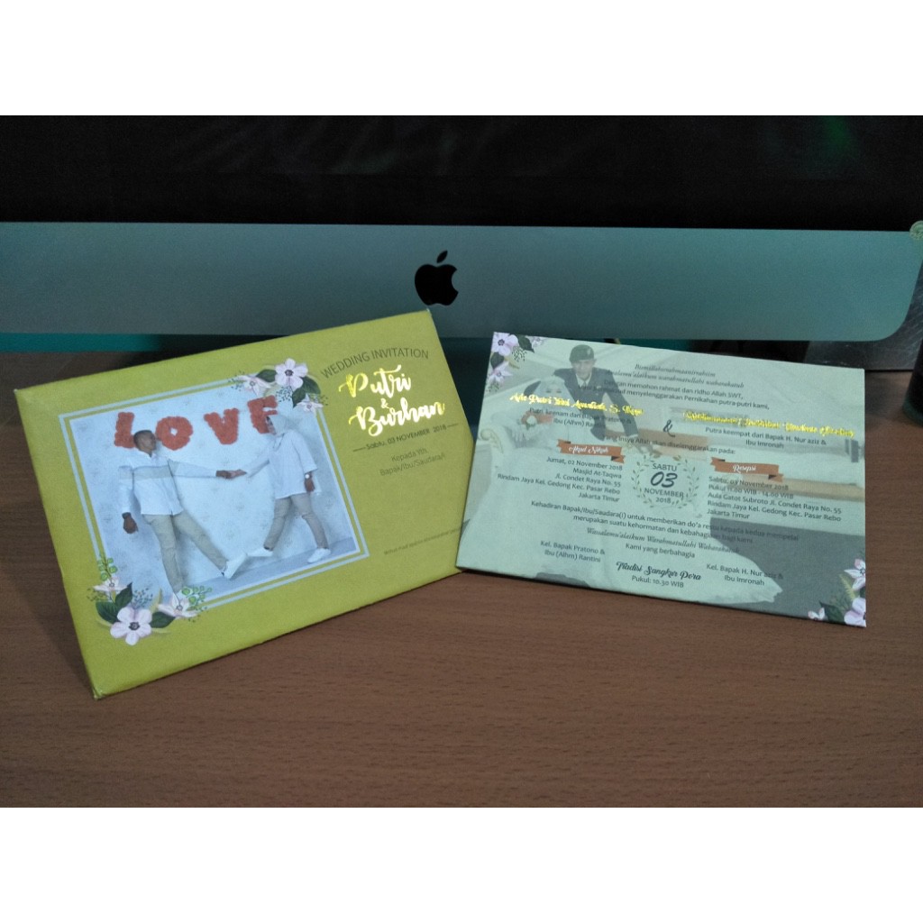 Jual Undangan Pernikahan Hard Cover Landscape | Shopee Indonesia