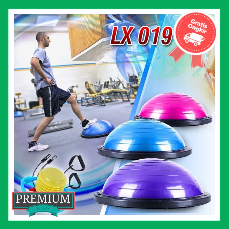 Jual Promo Bosu Ball Balance Step Trainer Bola Yoga Fitness Balancing ...