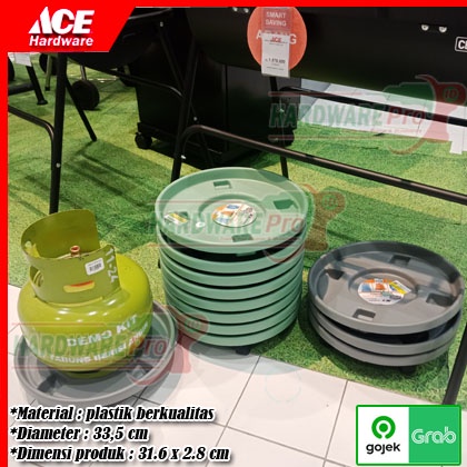 Jual Tatakan Gas Portable Tempat Gas Troli Gas 33,5 Cm Max Tabung Gas ...