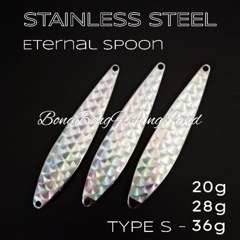 Jual Umpan Pancing Spoon Stainless Steel S 20 Gram/28 Gram/ 36 Gram ...