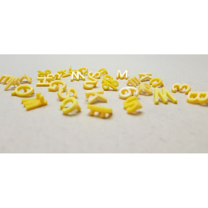 Jual Huruf Angka Moviboard Movitex Datatex Plastik ukuran 3/4 inch ...