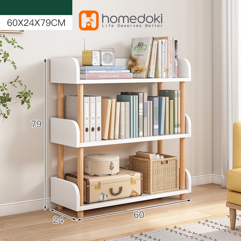 Jual Homedoki Rak Buku / Lemari Buku Serbaguna 4 Susun / Rak ...