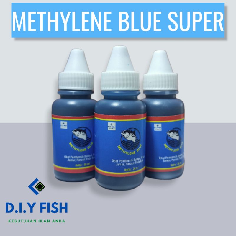 Jual Obat biru Premium Methylene Blue, obat ikan cupang Louhan arwana ...