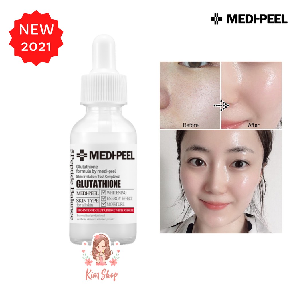 Jual KIM SHOP MEDI-PEEL Bio Intense Glutathione 600 White Ampoule 30ml ...