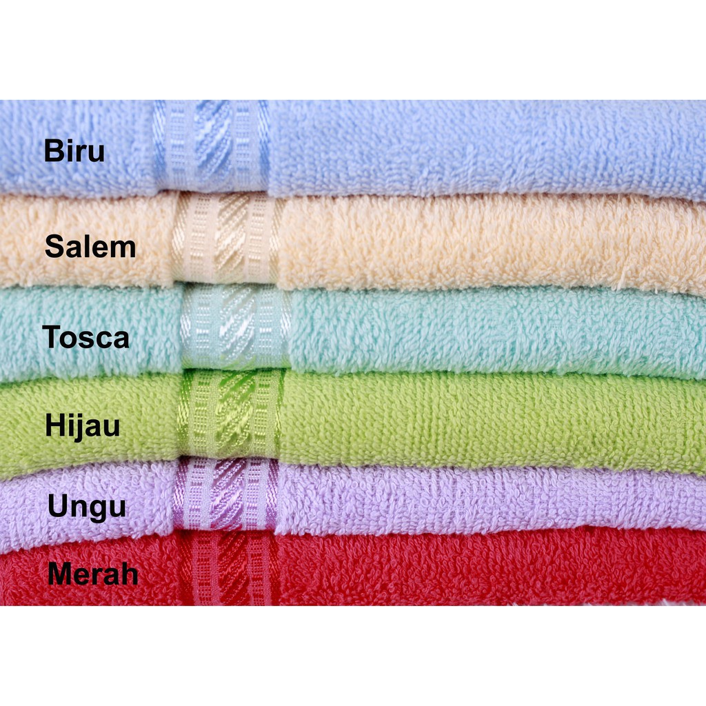 Jual Handuk Mandi Merah Putih Polos Uk 50 x 100 cm | Shopee Indonesia
