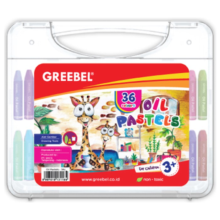 Jual GREEBEL Kids Oil Pastel 36 Warna | Shopee Indonesia