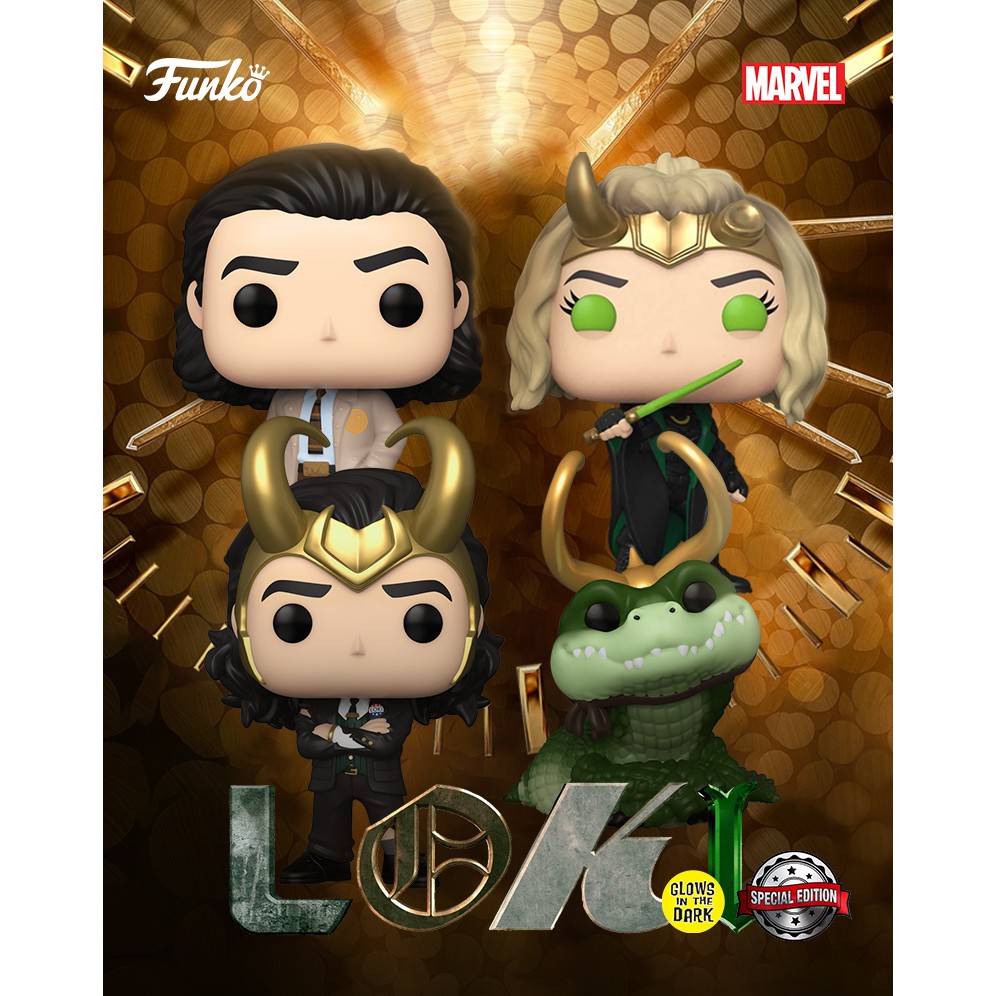 Jual ORIGINAL Funko POP! President Loki Crocodile Lady Sylvie Action ...
