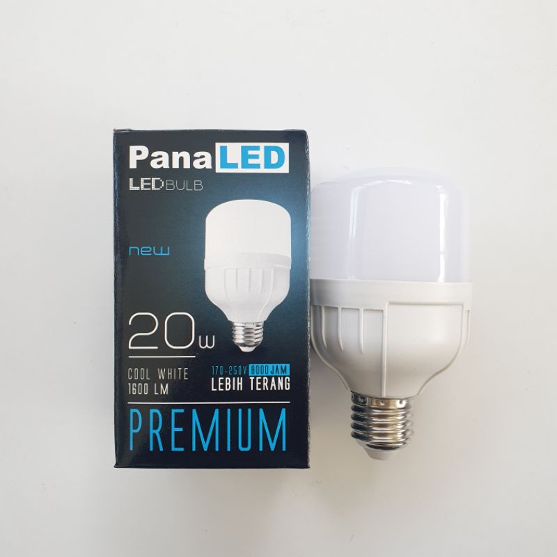 Jual Lampu LED 20W E27 Bohlam 20 Watt PANALED BULB Light Putih 20Watt w Pana Low Watt Murah ...