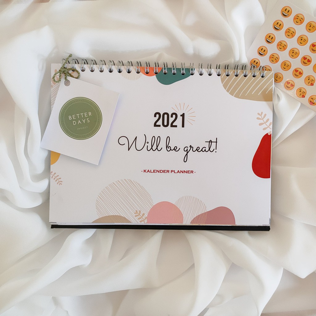 Jual Paket kalender planner / kalender agenda / kalender notes 2021 ...