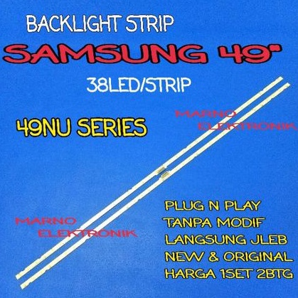 Jual LAMPU BL BACKLIGHT LED TV SAMSUNG UA49NU7100K UA49NU7100 UA ...