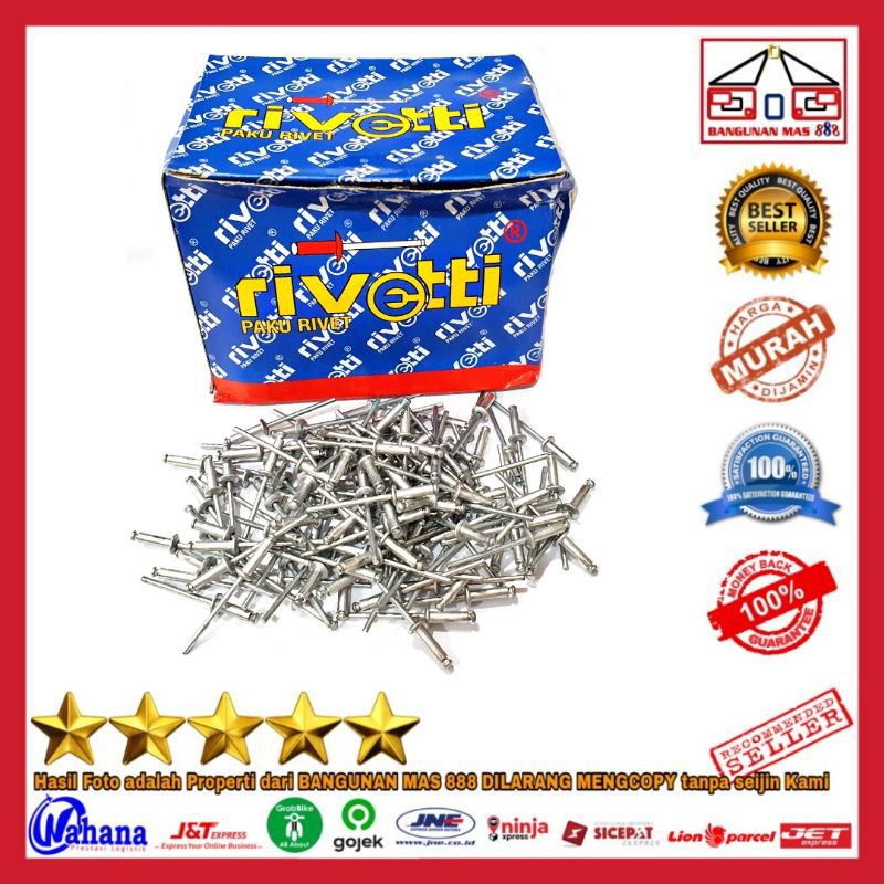 Jual PAKU RIVET RIVETTI HARGA PER KOTAK | Shopee Indonesia