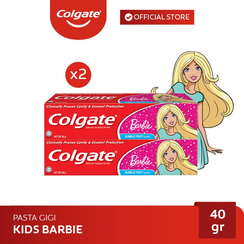 Jual Colgate Kids Barbie Bubble Fruit Toothpaste 40g - Pasta Gigi Anak ...