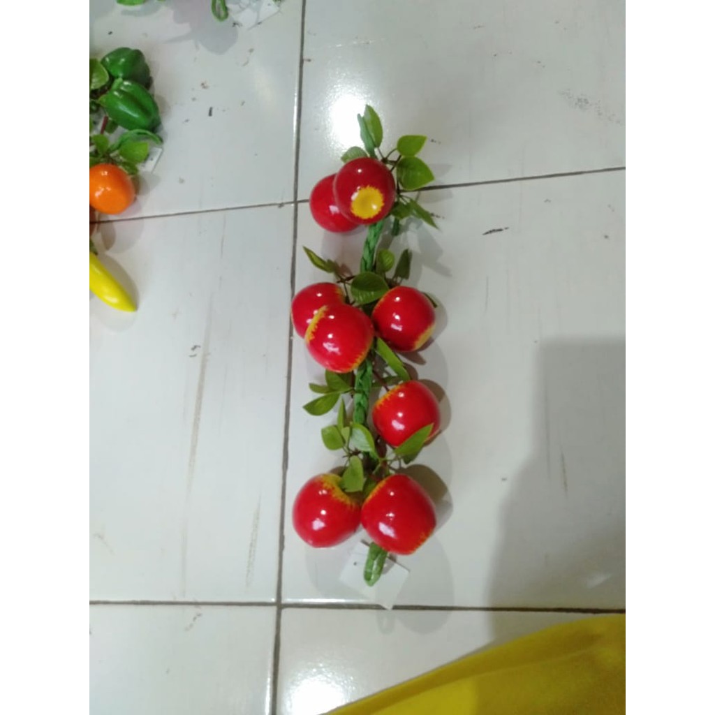 Jual Buah Renceng/Buah sayuran artificial/Bunga plastik Buah hias ... Jual Buah Renceng/Buah sayuran artificial/Bunga plastik Buah hias ...