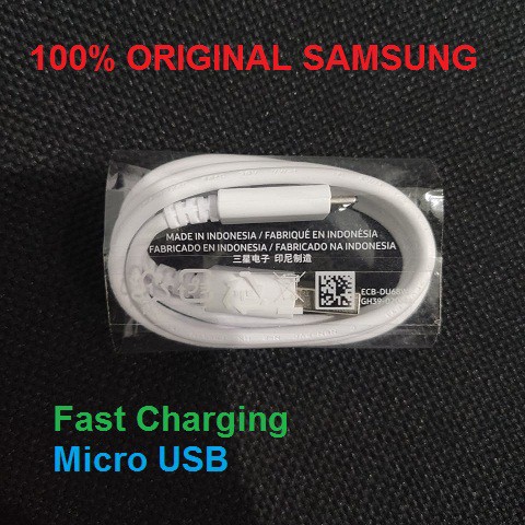 Jual SAMSUNG Kabel Data Cable Micro USB 80CM Original Fast Charging ...