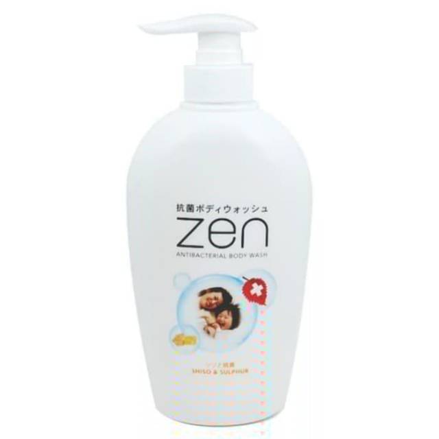 Jual Zen Body Wash Shiso & Sulphur Pump 500mL | Shopee Indonesia