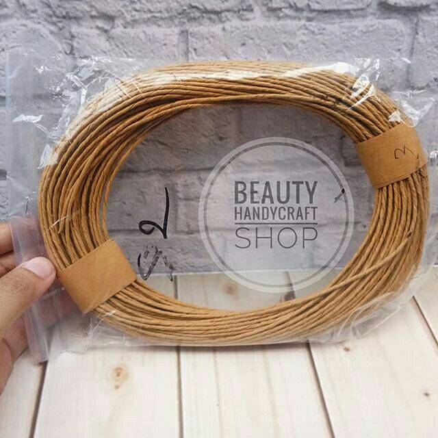 Jual Tali kertas tali kerajinan tali tas paper bag S2 per METER ...
