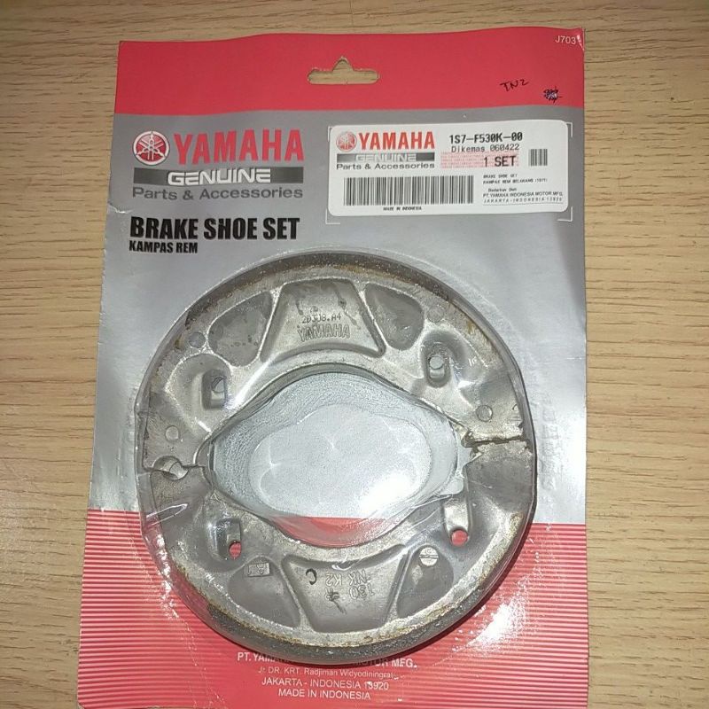 Jual kampas rem belakang 1S7 asli % motor mx lama,mio all type | Shopee ...