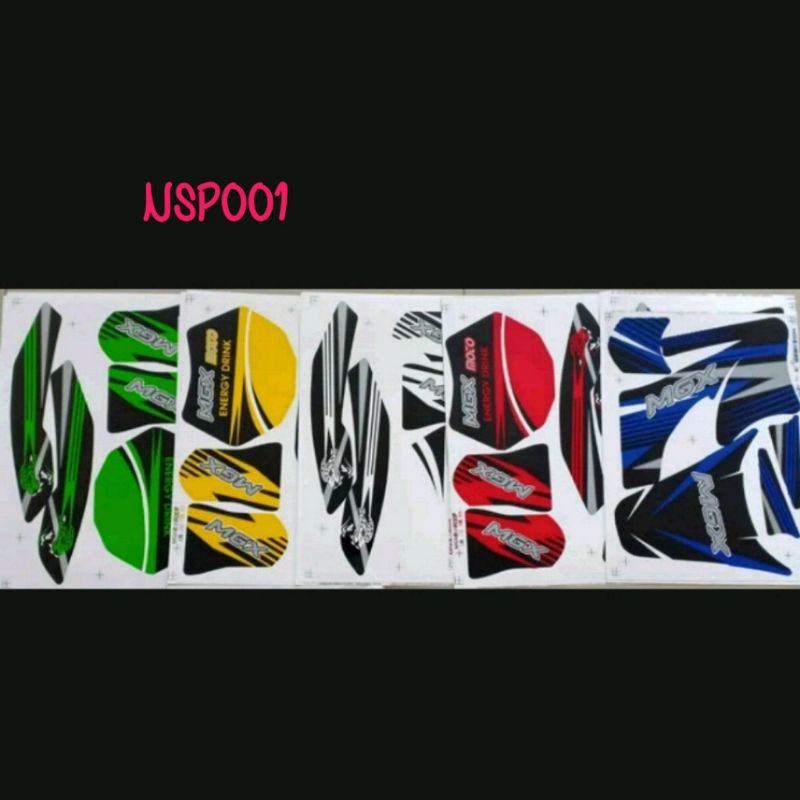 Jual STIKER STRIPING DECAL MOTOR MINI TRAIL 49CC 2TAK | Shopee Indonesia