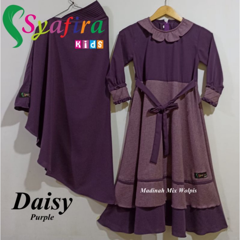 Jual DAISY SERIES (Gamis Anak Syafira Kids Cadar Tali) | Shopee Indonesia