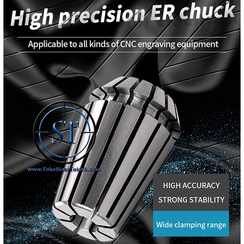 Jual Collet ER11 ER-11A 1/8" Chuck Kolet Spindle Router Bor Mini For ...