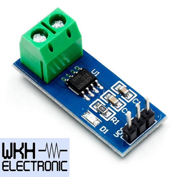 Jual ACS712-20 AC-DC Sensor Arus ACS712 20A Hall Current Sensor Module ...