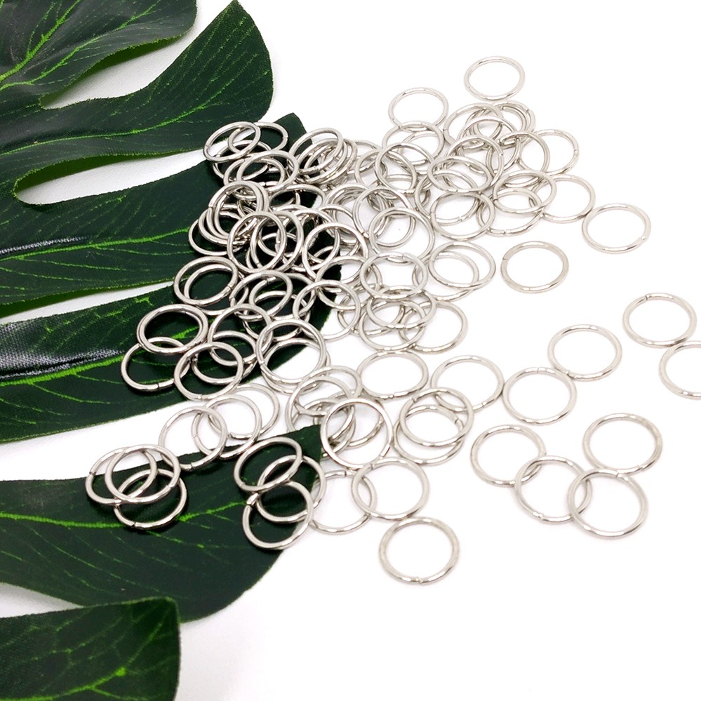 Jual 10 gr Jump Ring Single Loop Alloy Nickel Tertutup | Shopee Indonesia