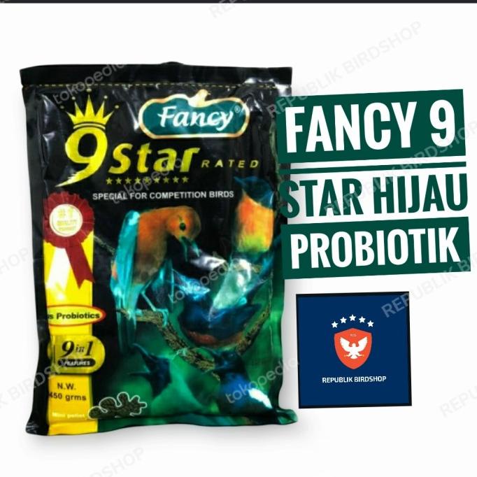 Jual Fancy 9 Star Hijau Probiotik Makanan Burung Murai Anis Kacer Dll ...