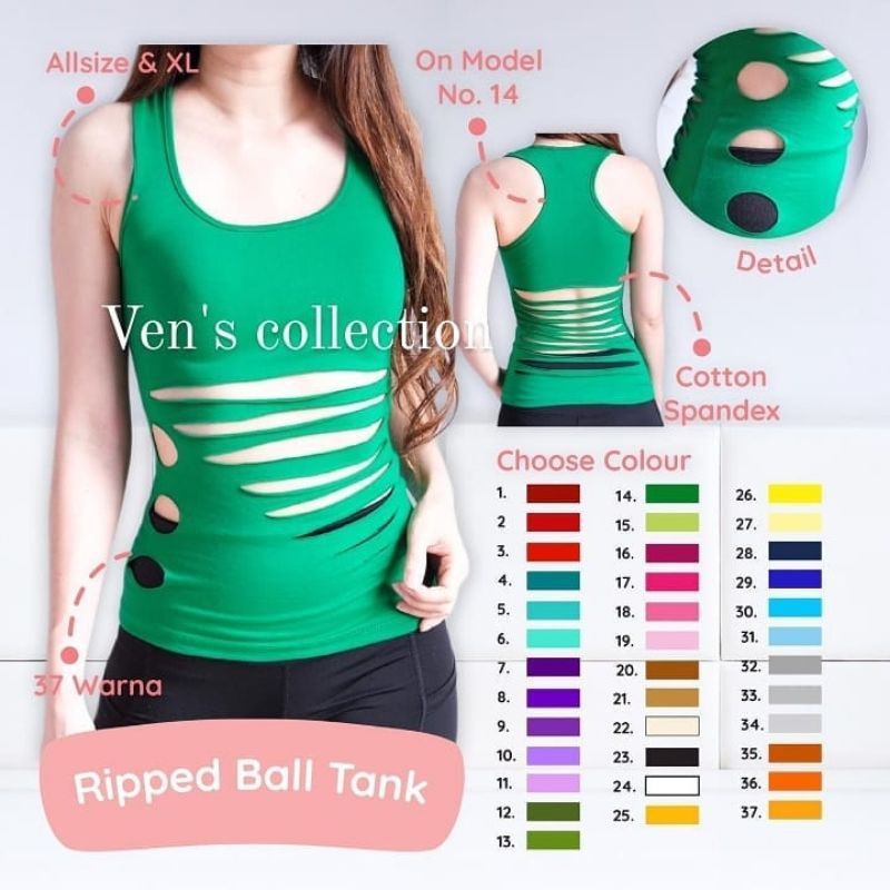 Jual RIPPED BALL TANK | Shopee Indonesia