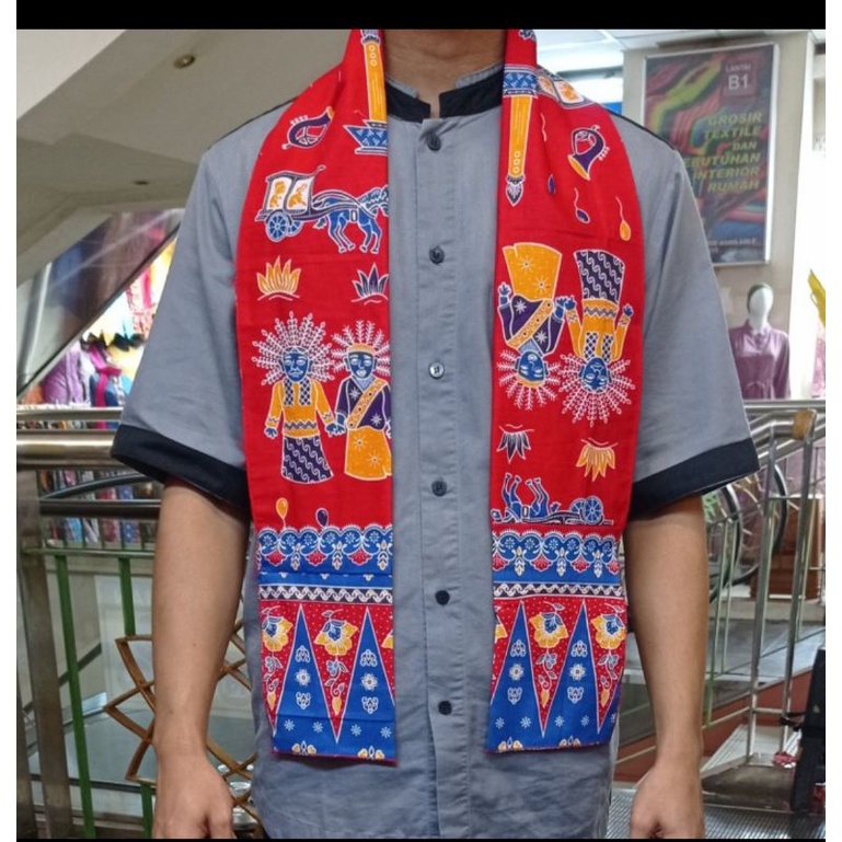 Jual CUKIN BETAWI / SELENDANG BETAWI / SYAL ADAT BETAWI COWO | Shopee ...