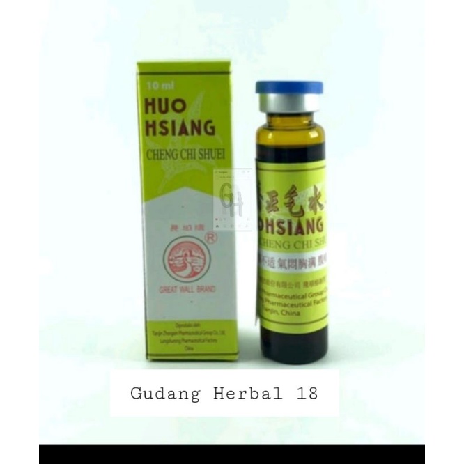 Jual HUO HSIANG CHENG CHI SHUEI - HUO XIANG ZHENG QI SHUI - OBAT DIARE ...