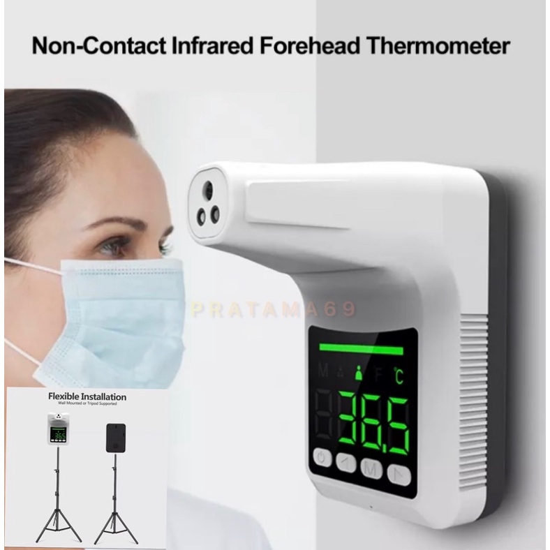 Jual K3 Pro Termometer Inframerah Non-kontak, Termometer Dahi Induksi ...