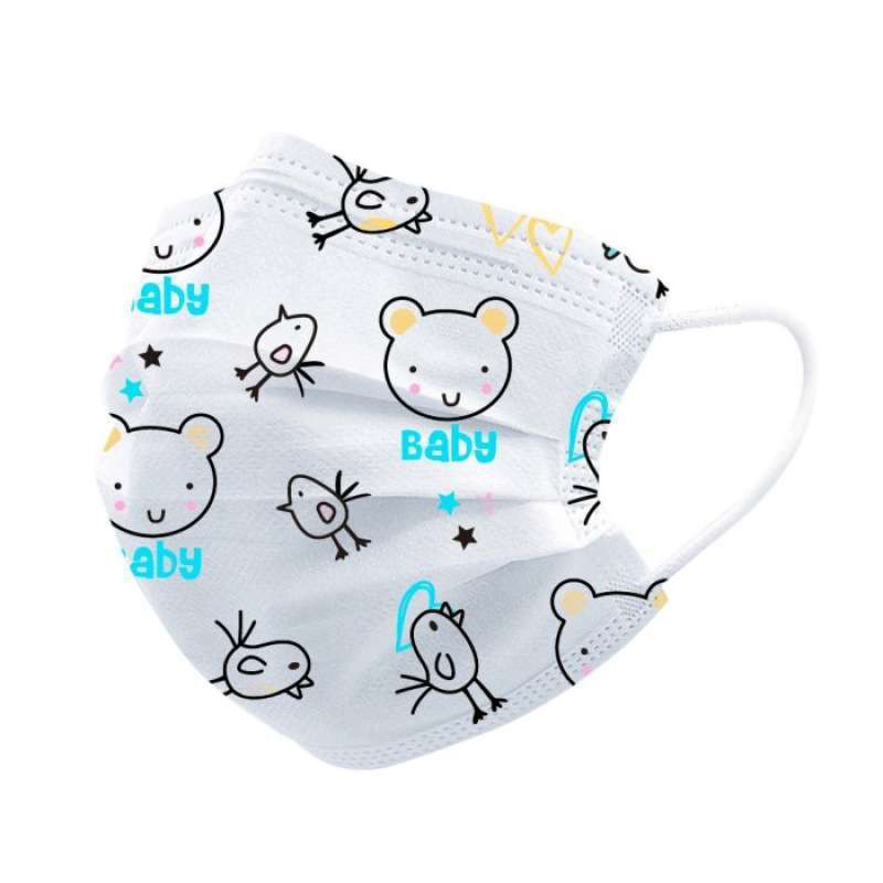 Jual Masker anak sekali pakai / masker lucu / masker 3ply / masker ...
