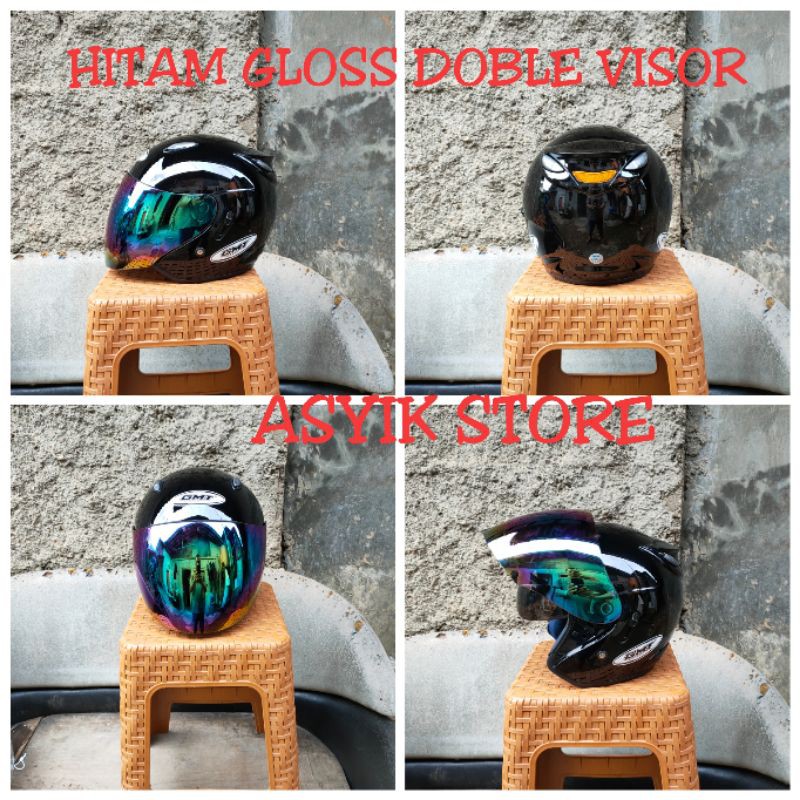 Jual HELM CENTRO DOBLE VISOR KACA PELANGI ORIGINAL STANDAR SNI | Shopee ...