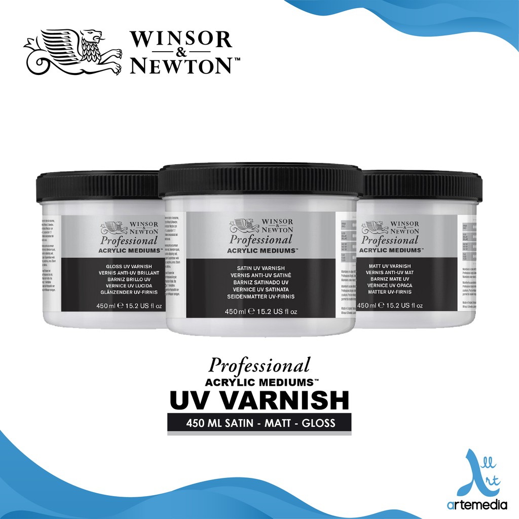 Jual Winsor & Newton Professional UV Varnish 450ml | Acrylic Painting ...