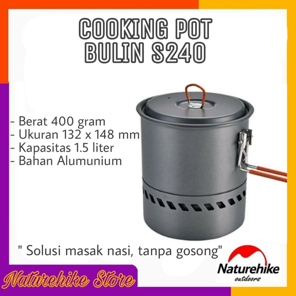 Jual Cooking Pot Alat Masak Nasi Nesting Camping Backack Outdoor Hiking ...