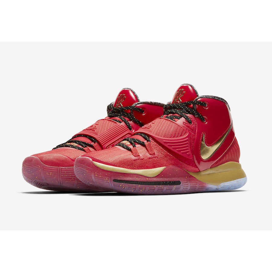 Jual Kyrie Irving 6 SE Trophies Red Gold Special Edition Sepatu Basket ...