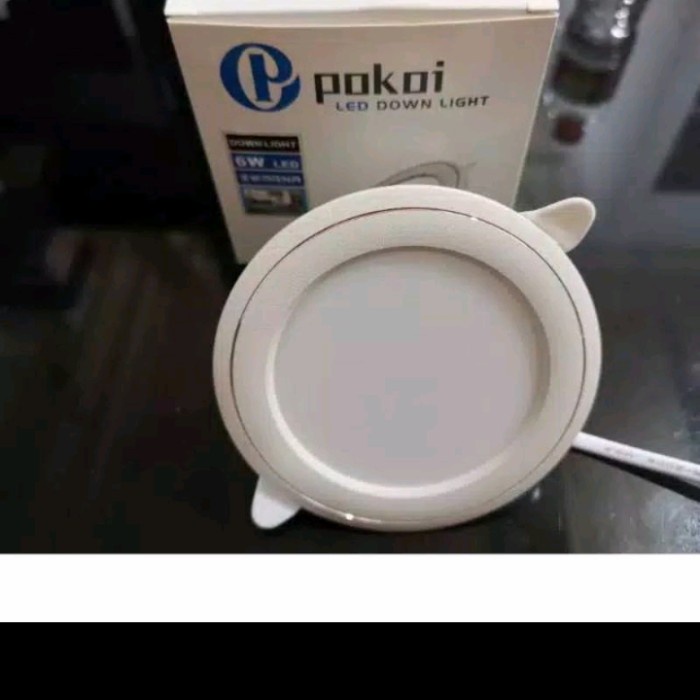 Jual LAMPU DOWNLIGHT LED 3 WARNA 6WATT FULL/ PANEL LED/ LAMPU PLAFON ...
