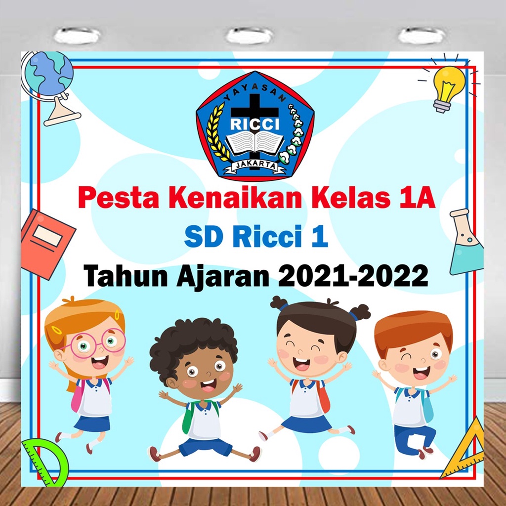Jual Backdrop Flexi / Banner Spanduk Hiasan Dinding Kelulusan Sekolah ...