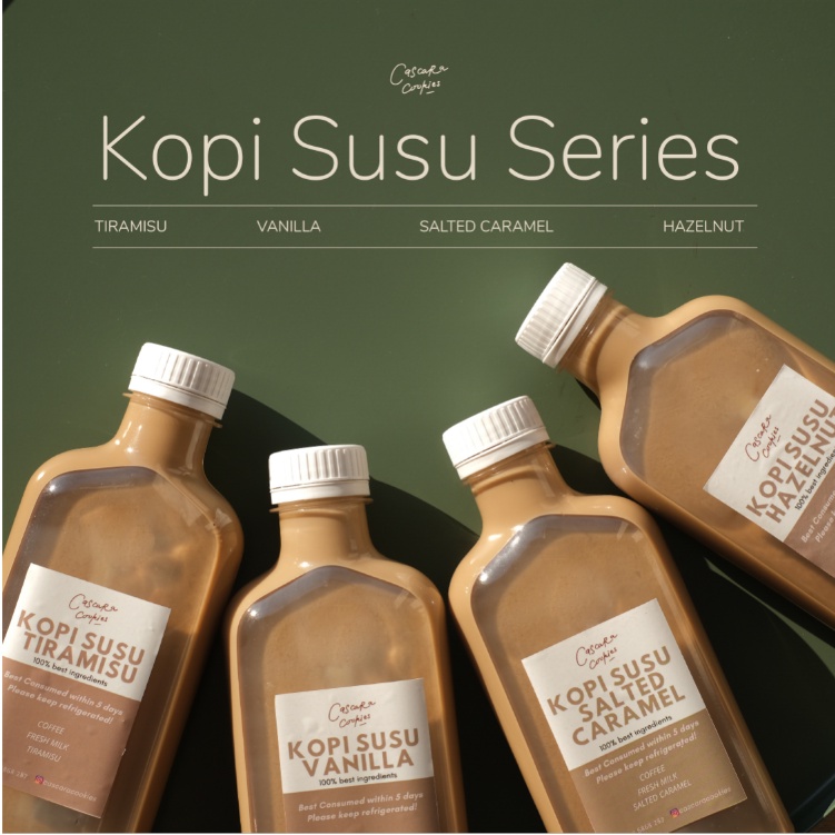 Jual Cascara Cookies - Kopi Susu Vanilla, Hazelnut, Salted Caramel ...
