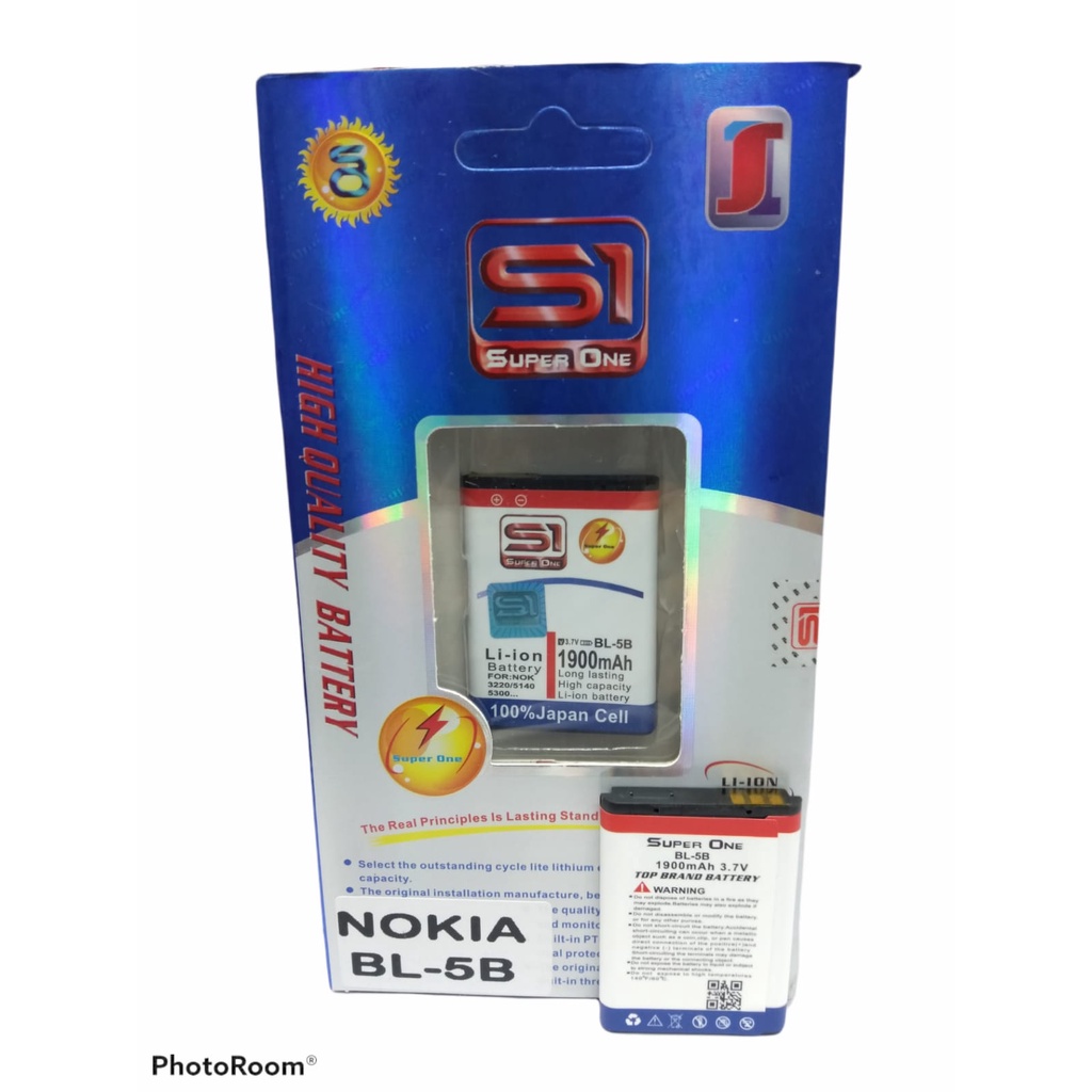 Jual BATERAI DOUBLE POWER SUPER ONE NOKIA BL-5B BL5B BL 5B 3220 3230 6070 | Shopee Indonesia